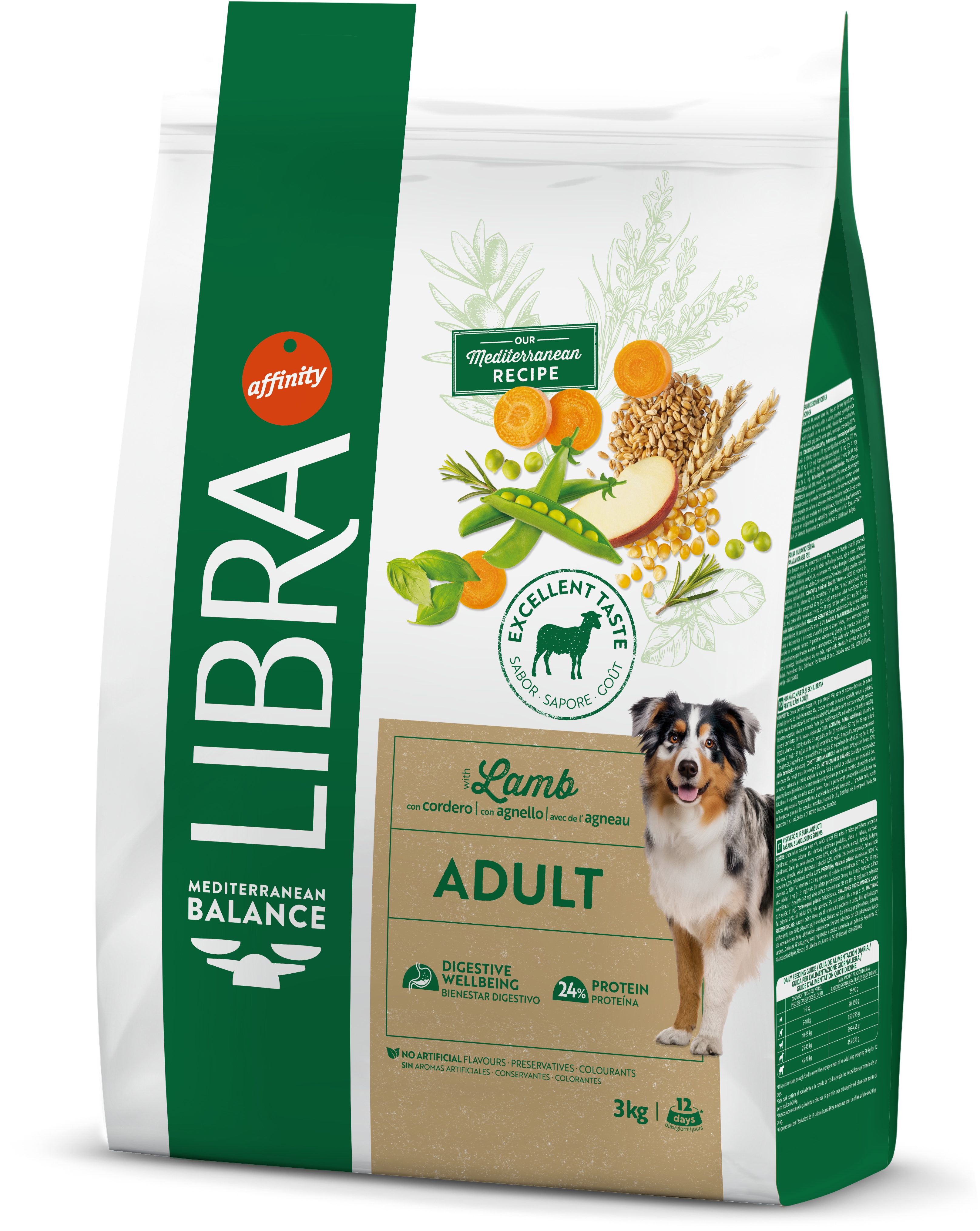 Libra Dog Adult Medium/Maxi Agnello 3kg - iPelosi